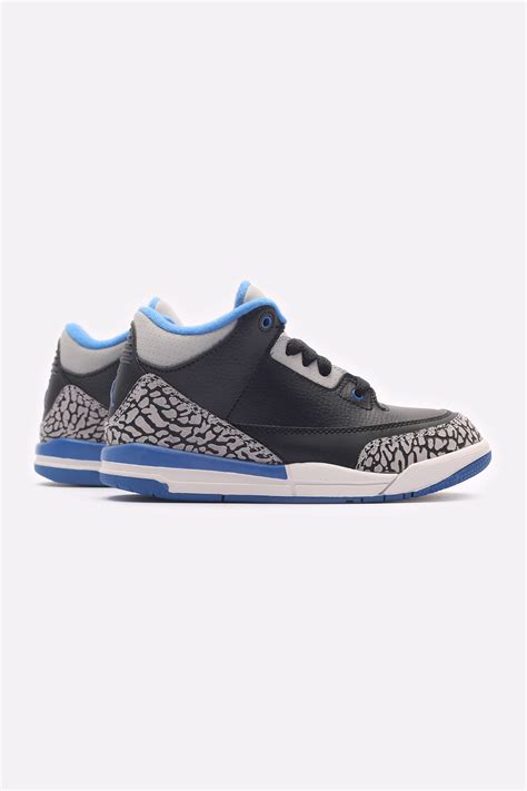 Детские кроссовки Jordan 3 Retro BP Sport Blue (429487-007) - купить ...