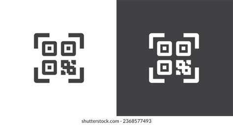 Simple Qr Code Icon Vector Illustration Stock Vector Royalty Free 2368577493 Shutterstock
