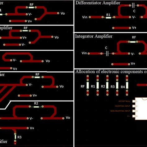 Printed Circuit Board Layout For The Replicable Experimental Board Download Scientific Diagram