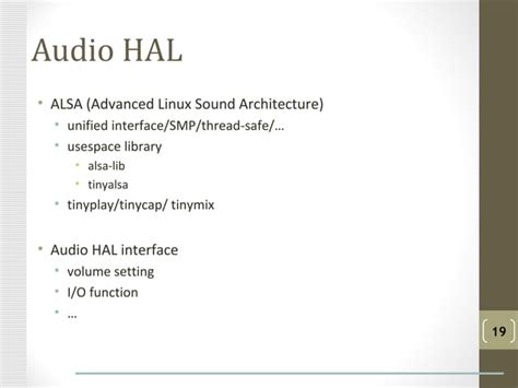 android audio system ppt operating systems computer software and