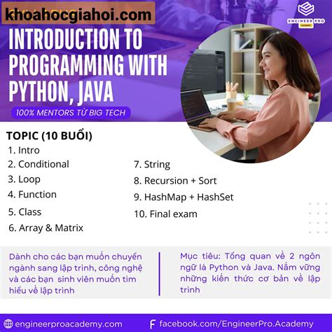 Chia Sẻ Khóa Học Introduction To Programming With Python Java Dành Cho