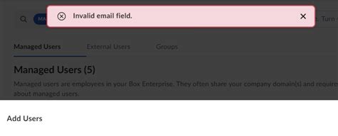 Error Message Support Request Box Support