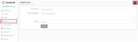 Adding The Sub Users To Your Testgrid Account