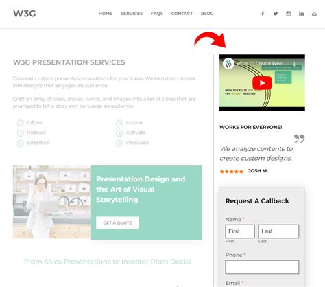 Create Pages With Sidebar Left Right And Both Weebly Expert