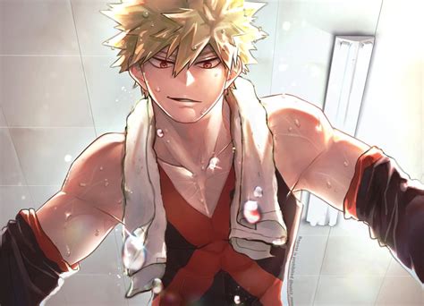Bakugou Katsuki Boku No Hero Academia Drawn By Ushi Moo Danbooru