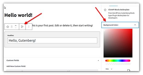 Cliowp Gutenberg Block Boilerplate Plugin