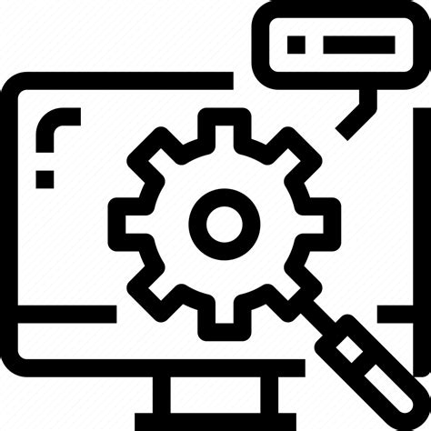 Analytics Computer Develop Development Management Process Icon