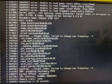 VIM Krescue Kernel Panic Linux Kernel Khadas Community
