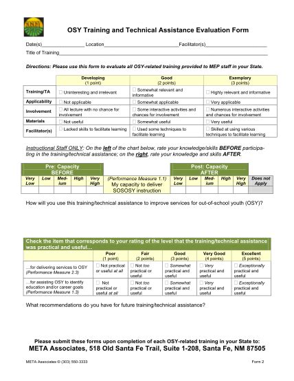95 General Evaluation Template Page 6 Free To Edit Download Print CocoDoc