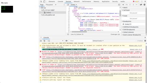 GitHub Zombietimes Firebase Phaser CORS Cross Origin Resource