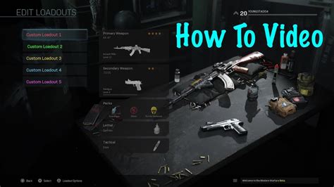 How To Change Custom Class Colors Modern Warfare YouTube