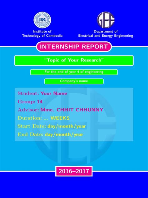 Internship Report Pdf