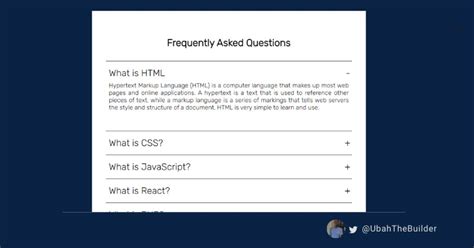 Freecodecamp On Linkedin Accordion Menus Let You Hide Certain Info And