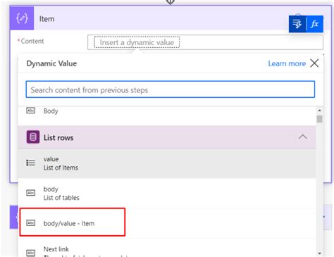 Parsing Outputs Of A List Rows Action Using Parse Json In A Flow