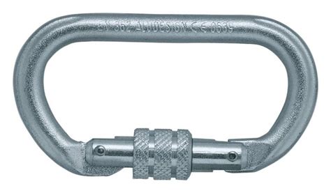 Skylotec Karabiner Oval Mit Schraubsicherung Stahl En 362 22 Kn
