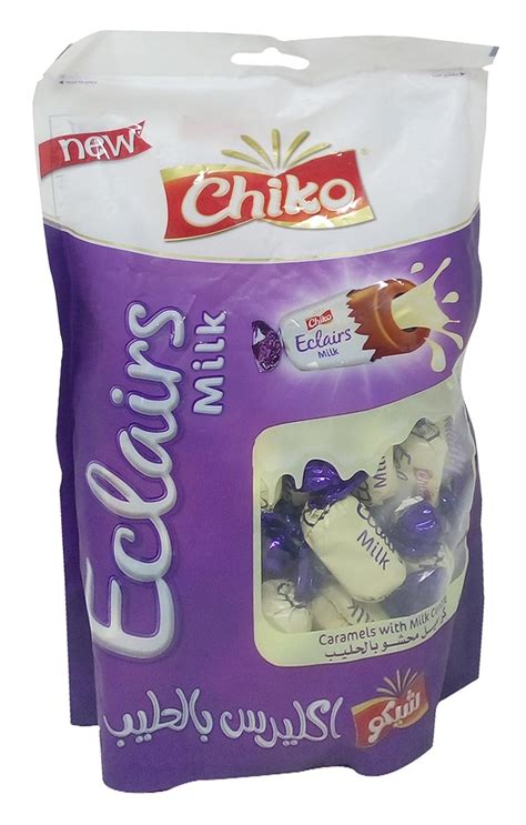 Chiko Eclairs Chocolates Milk 400g Pouch Grocery