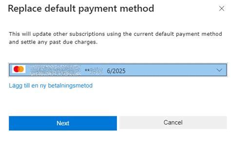 How Can I Set Different Payment Method For Different Subscriptions In