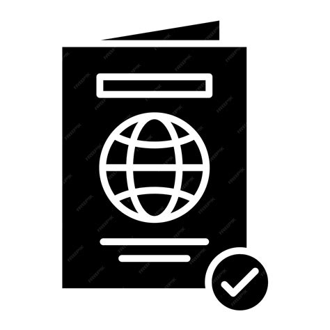 Premium Vector Passport Approved Vector Illustration Style
