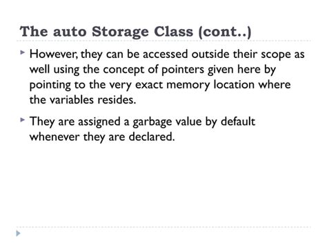 Lecture 13 Storage Classes Ppt Programming Languages Computing