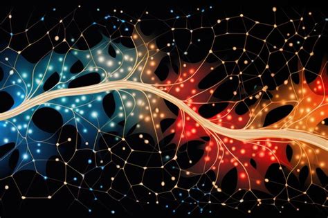 Premium Ai Image Abstract Neural Network Maze Pattern Generative Ai