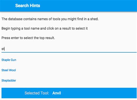 Searchable Dropdown List With An Autocomplete Feature Anvil Qanda Anvil Community Forum