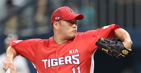 Kia 김진우 Lg전 6이닝 2실점첫 승 실패