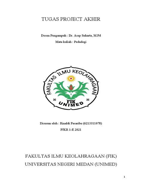 Tugas Project Akhir Pdf