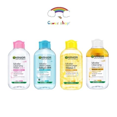 การ์นิเย่ ล้างเครื่องสำอาง คลีนซิ่ง ไมเซล่า125ml 400ml Th