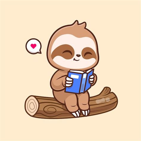 무료로 다운로드 가능한 귀여운 나무 늘보 벡터 And 일러스트 Freepik