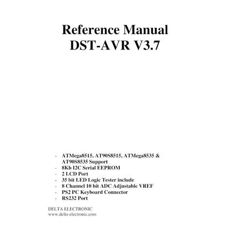 pdf manual dst avr dokumen tips