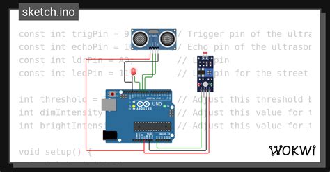 Street Light Wokwi Esp32 Stm32 Arduino Simulator
