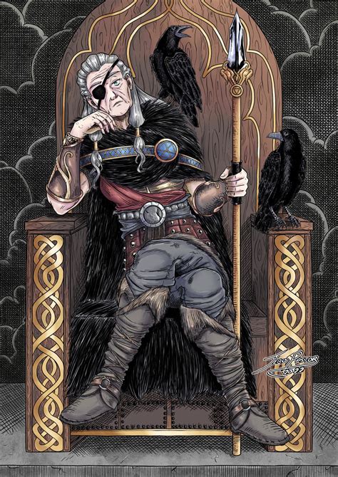 Comm Female Odin By Jero Pastor Art On Deviantart