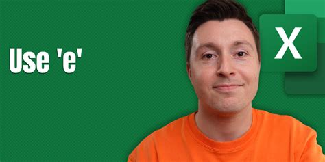 How To Use E In Excel Exponential Function Spreadsheeto