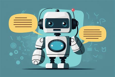 Chatbot Robot Helping With Customer Service Addressing Customer