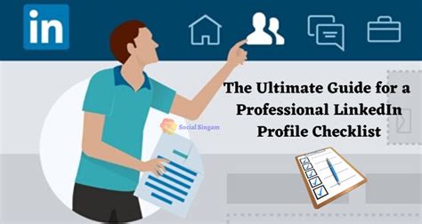Professional Linkedin Profile Checklist 2020 Linkedin Profile Linkedin Marketing Linkedin