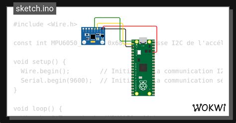 MPU5060 Wokwi ESP32 STM32 Arduino Simulator