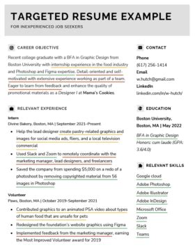 Targeted Resume Examples Template And How To Write