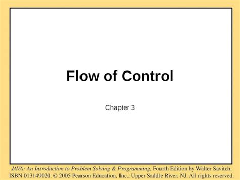 Ppt Flow Of Control Chapter 3 Objectives Learn About Java Branching