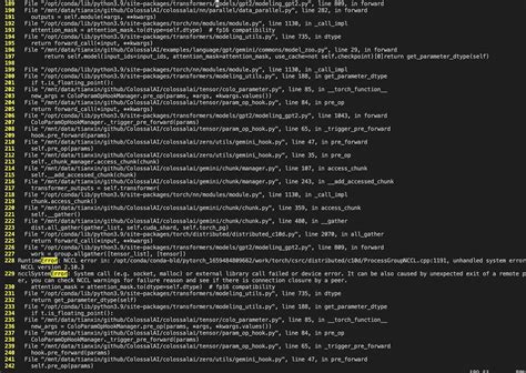 Bug Gpt Single Node Multi Card Training Occurred Nccl Error · Issue