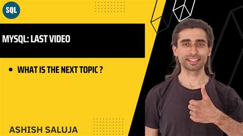 Last Video Of Mysql Series What Is The Next Topic Youtube
