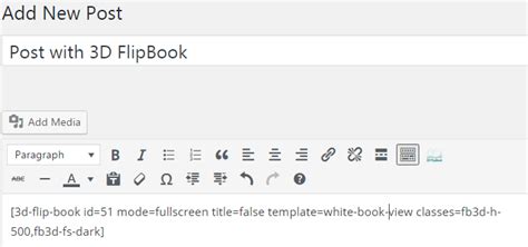 3d Flipbook Wordpress Plugin User Manual