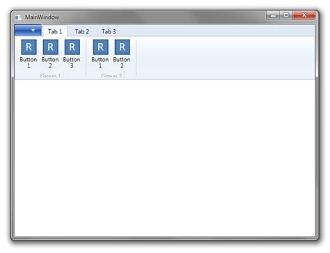 C How To Render A Ribbon From Data Objects Using Itemssource And Datatemplates Stack Overflow