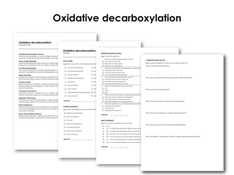 Oxidative Decarboxylation Made By Teachers