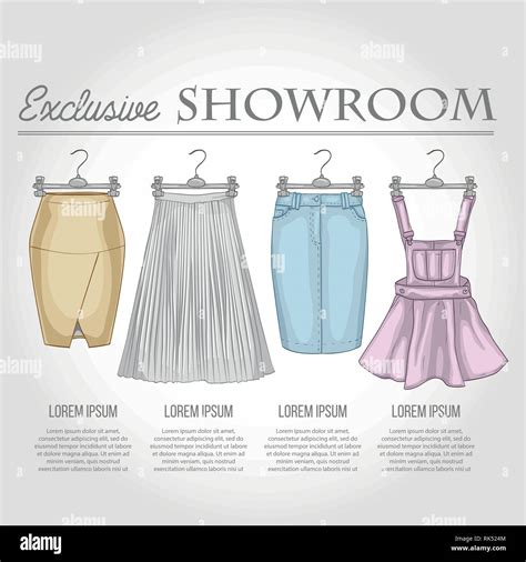 White Skirts Stock Vector Images Alamy