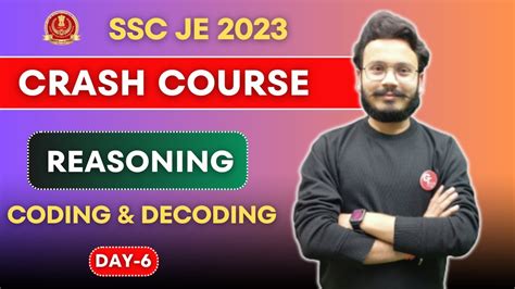 crash course ssc je 2023 day 6 reasoning coding and decoding by