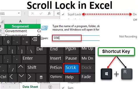 Scroll Lock Di Excel Cara Mengaktifkan Mengaktifkan Menonaktifkan Nonaktifkan Kunci