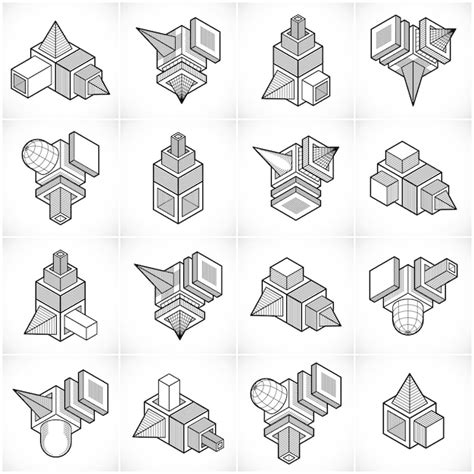 Premium Vector Vector Abstract Shapes Collection