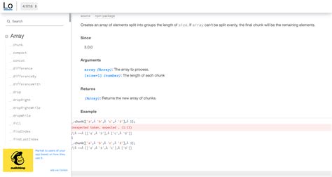 Lodash Website Try In Repl Widget Is Borked · Issue 4651 · Lodash