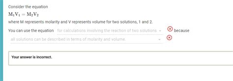 Solved Consider The Equation M V M V Where M Represents Chegg Com