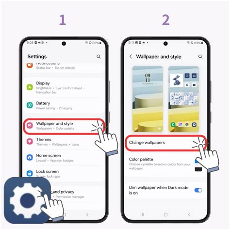 如何在 Android 上更改壁紙 Widgetclub